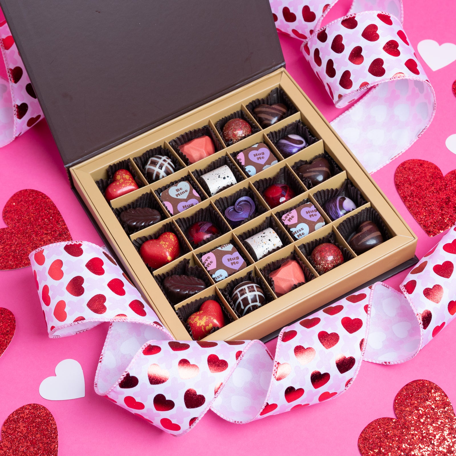25-Piece - Valentine's Day Box – St. Croix Chocolate Company